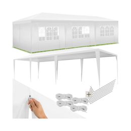 TecTake&reg; Pavillon, 9 x 3 m, im Stecksystem, mit UV-Schutz, wasserdicht