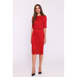 Stylove Kleid in Rot - 65% | Größe S | Damen-kleider