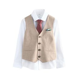 next Button Up Shirt boy White size 4 yrs