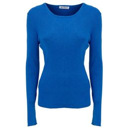 Influencer Pullover Damen Gr&ouml;&szlig;e L royalblau