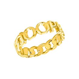 JOOP! JOOP Damen Fingerring "2033951-/52-/54-/55", 56, Silber 925 (Sterlingsilber), 5mm, gold, Silber 925 (Sterlingsilber), Fingerringe