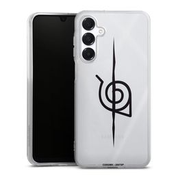 DeinDesign Galaxy A16 4G Handy Silikon H&uuml;lle Case transparent Handyh&uuml;lle Konoha Sasuke Naruto Shippuden Silikon Case