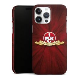 DeinDesign iPhone 14 Pro Max Handy Premium Case Smartphone Handyh&uuml;lle Schutzh&uuml;lle matt Logo Official Licensed Product 1. Fc Kaiserslautern Premium Case