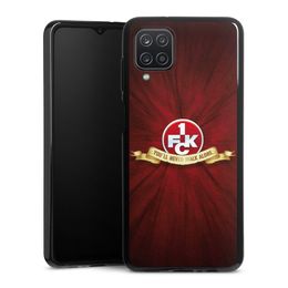 DeinDesign Galaxy A12 Handy Silikon H&uuml;lle Case schwarz Handyh&uuml;lle 1. Fc Kaiserslautern Official Licensed Product Logo