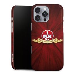DeinDesign iPhone 16 Pro Max Handy Premium Case Smartphone Handyh&uuml;lle Schutzh&uuml;lle gl&auml;nzend Logo Official Licensed Product 1. Fc Kaiserslautern Premium Case
