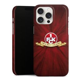 DeinDesign iPhone 15 Pro Max Handy Premium Case Smartphone Handyh&uuml;lle Schutzh&uuml;lle gl&auml;nzend Logo Official Licensed Product 1. Fc Kaiserslautern Premium Case