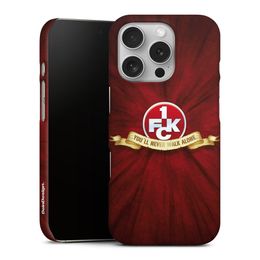 DeinDesign iPhone 16 Pro Handy Premium Case Smartphone Handyh&uuml;lle Schutzh&uuml;lle matt Logo Official Licensed Product 1. Fc Kaiserslautern Premium Case