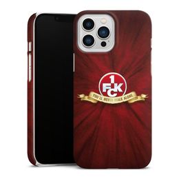 DeinDesign iPhone 13 Pro Max Handy Premium Case Smartphone Handyh&uuml;lle Schutzh&uuml;lle matt Logo Official Licensed Product 1. Fc Kaiserslautern Premium Case