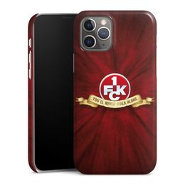 DeinDesign iPhone 12 Pro Handy Premium Case Smartphone Handyh&uuml;lle Schutzh&uuml;lle gl&auml;nzend 1. Fc Kaiserslautern Official Licensed Product Logo Premium Case