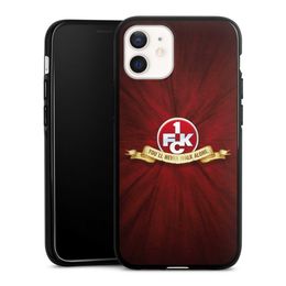 DeinDesign iPhone 12 mini Handy Silikon H&uuml;lle Case schwarz Handyh&uuml;lle 1. Fc Kaiserslautern Official Licensed Product Logo