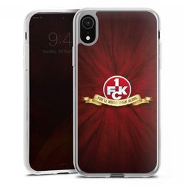 DeinDesign iPhone Xr Handy Silikon H&uuml;lle Case transparent Handyh&uuml;lle Logo Official Licensed Product 1. Fc Kaiserslautern Silikon Case
