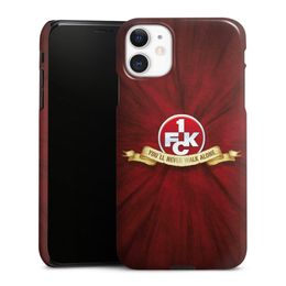 DeinDesign iPhone 11 Handy Premium Case Smartphone Handyh&uuml;lle Schutzh&uuml;lle gl&auml;nzend 1. Fc Kaiserslautern Official Licensed Product Logo Premium Case