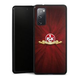 DeinDesign Galaxy S20 FE 5G Handy Silikon H&uuml;lle Case schwarz Handyh&uuml;lle 1. Fc Kaiserslautern Official Licensed Product Logo