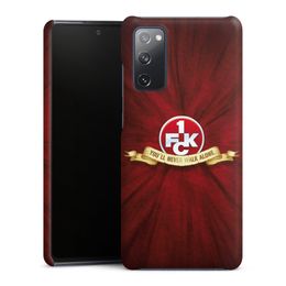 DeinDesign Galaxy S20 FE Handy Premium Case Smartphone Handyh&uuml;lle Schutzh&uuml;lle matt 1. Fc Kaiserslautern Official Licensed Product Logo Premium Case