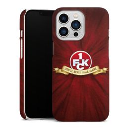 DeinDesign iPhone 13 Pro Handy Premium Case Smartphone Handyh&uuml;lle Schutzh&uuml;lle matt Logo Official Licensed Product 1. Fc Kaiserslautern Premium Case
