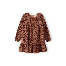 MINOTI Kleid M&auml;dchen Gr&ouml;&szlig;e 80/86 braun / schwarz