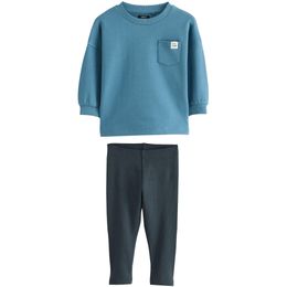 next Set: Sweatshirt und Leggings Jungen Gr&ouml;&szlig;e 104 blau / navy
