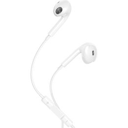 Maxlife Kabelgebundene Kopfhörer MXEP-04 USB-C weiss (Kabelgebunden), Kopfhörer, Weiss
