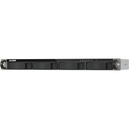 QNAP 4-BAY QUAD-CORE 2.0 GHZ SD 1U, NAS, Schwarz
