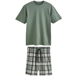 next Pyjama Herren Gr&ouml;&szlig;e 4XL gr&uuml;n / schwarz