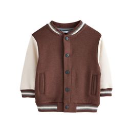 next Jacke Jungen Gr&ouml;&szlig;e 104 schoko / wei&szlig;