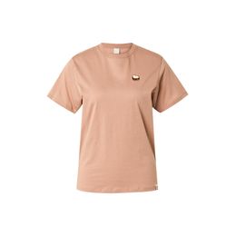 Iriedaily T-Shirt 'Burger Love' Damen Gr&ouml;&szlig;e M beige / nude / schwarz