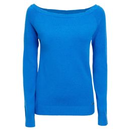 Influencer Pullover Damen Gr&ouml;&szlig;e M blau
