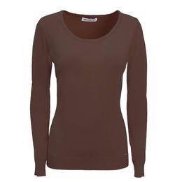 Influencer Pullover Damen Gr&ouml;&szlig;e S braun