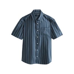 next Hemd Herren Gr&ouml;&szlig;e 4XL navy / wei&szlig;