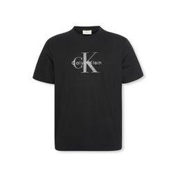 Calvin Klein Jeans T-Shirt 'Hero' Herren Gr&ouml;&szlig;e XS grau / schwarz / wei&szlig;