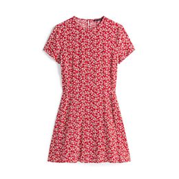 Tommy Jeans Kleid Damen Gr&ouml;&szlig;e 38 pastellblau / rot / wei&szlig; Sommerkleid