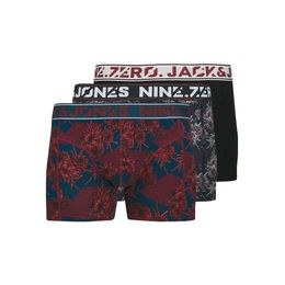 Jack & Jones Jack & Jones Boxershorts 'JACKENDRIC' Herren Gr&ouml;&szlig;e S navy / anthrazit / bordeaux / schwarz