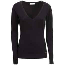 Influencer Pullover Damen Gr&ouml;&szlig;e L schwarz