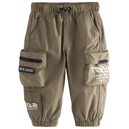 next Hose Jungen Gr&ouml;&szlig;e 98 hellbraun / wei&szlig;
