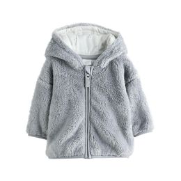 next Fleece Jacket boy Grey size up to 3mth