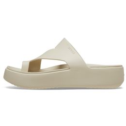 Crocs Zehentrenner 'Getaway' Damen Gr&ouml;&szlig;e 33/34 beige