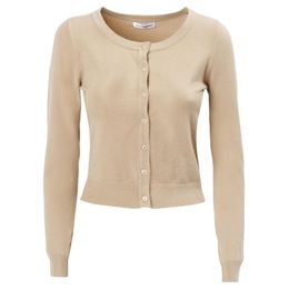 Influencer Knit Cardigan female Beige size S