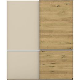 Musterring Schwebet&uuml;renschrank &raquo;Savona, Kleiderschrank, Schrank, Garderobe, mit Schiebet&uuml;ren&laquo; Teilmassiv Bianco-Eiche, mit Spiegel oder Glas, MADE IN GERMANY, 