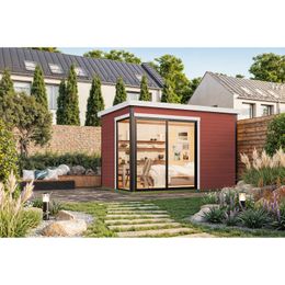 Nordic Holz Gartenhaus &raquo;AUSTIN 2&laquo; rot Holz