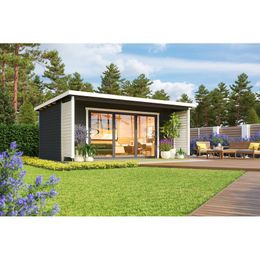 Nordic Holz Gartenhaus »LIVERPOOL 3« Carbongrau 0