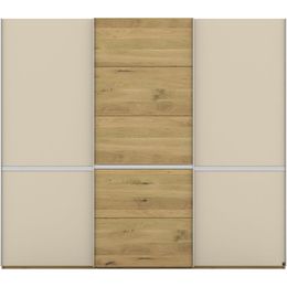 Musterring Schwebet&uuml;renschrank &raquo;Savona, Kleiderschrank, Schrank, Garderobe, mit Schiebet&uuml;ren&laquo; Teilmassiv Bianco-Eiche, mit Spiegel oder Glas, MADE IN GERMANY, 