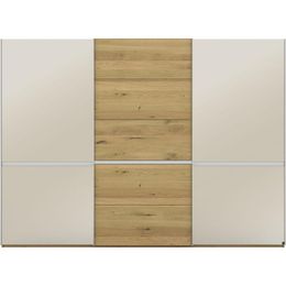 Musterring Schwebet&uuml;renschrank &raquo;Savona, Kleiderschrank, Schrank, Garderobe, mit Schiebet&uuml;ren&laquo; Teilmassiv Bianco-Eiche, mit Spiegel oder Glas, MADE IN GERMANY, 