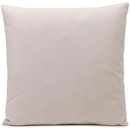 G&ouml;zze Dekokissen &raquo;Darco Uni&laquo; 1 St&uuml;ck, Ma&szlig;: 45 x 45 cm, mit F&uuml;llung beige Polyester