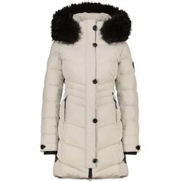 alife and kickin ALIFE & KICKIN Winterjacke &raquo;Damen AmaliaAK A&laquo; mit Kapuze Lange gef&uuml;tterte Damenwinterjacke mit abnehmbarer Kunstfellkapuze pumice XL XL Stil und...