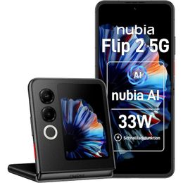 NUBIA Smartphone »Flip 2« night black night black 5G, LTE, NFC, WLAN, Bluetooth