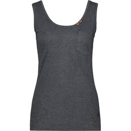 ALIFE & KICKIN T-Shirt &raquo;Damen JennyAK A&laquo; moonless melange L L Styling in Tanktop - Form! JennyAK A das Freizeitshirt von alife and kickin in...