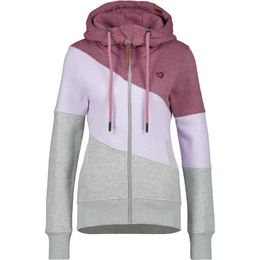 alife and kickin ALIFE & KICKIN Kapuzensweatjacke »Damen SteffiAK A« mulberry melange XS XS Der absolute Eycatcher in dreifarbigem Design -die Sweatjacke SteffiAK A...