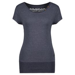 ALIFE & KICKIN T-Shirt &raquo;Damen CocoAK A&laquo; marine melange S S Der richtige Ton macht die Musik! CocoAK A das farbenfrohe Sommershirt von alife and kickin