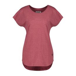 ALIFE & KICKIN Rundhalsshirt »Damen ClarettaAK A« cranberry juice melange M M Das Sommershirt ClarettaAK A von alife and kickin - ein Basic-Shirt...
