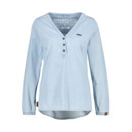 ALIFE & KICKIN Blusentop &raquo;Damen DaisyAK DNM&laquo; light denim XL XL DaisyAK DNM - l&auml;ssiges Denim Blusenshirt von alife and kickin
